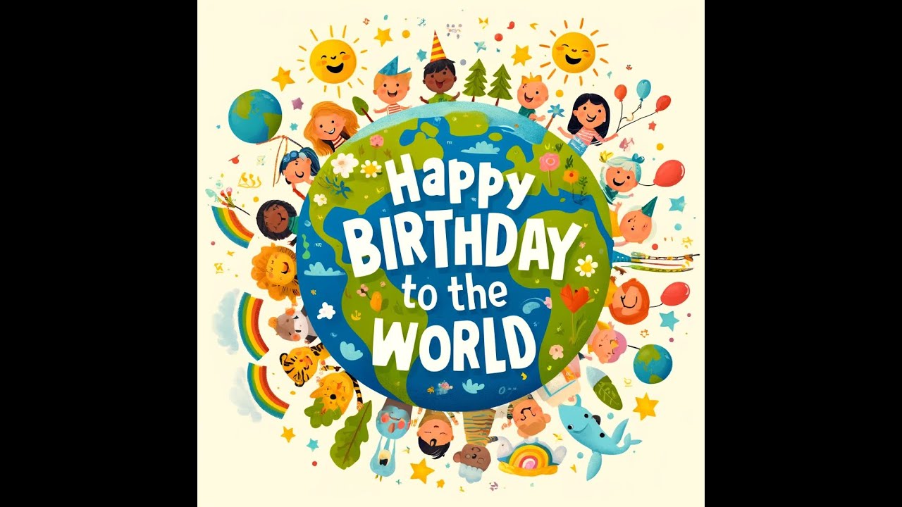 Happy Birthday World (Sing-a-long for, and with kids) - YouTube