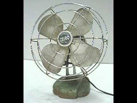 vintage ZERO 8" TABLE FAN, Model 1250R, McGraw Edison Bersted - YouTube