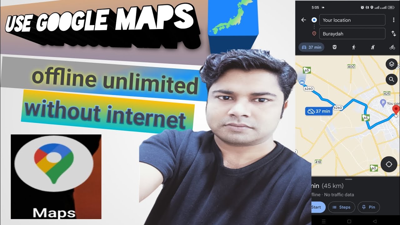 google maps without internet | अब बिना इंटरनेट के चलाएं गूगल मैप - YouTube