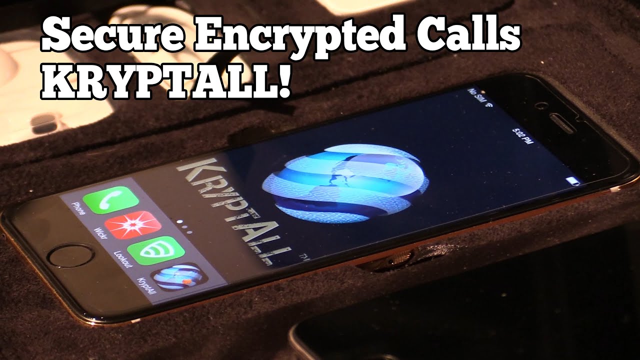 Encrypt Your Calls! KryptAll at the NY Luxury Tech Show - YouTube