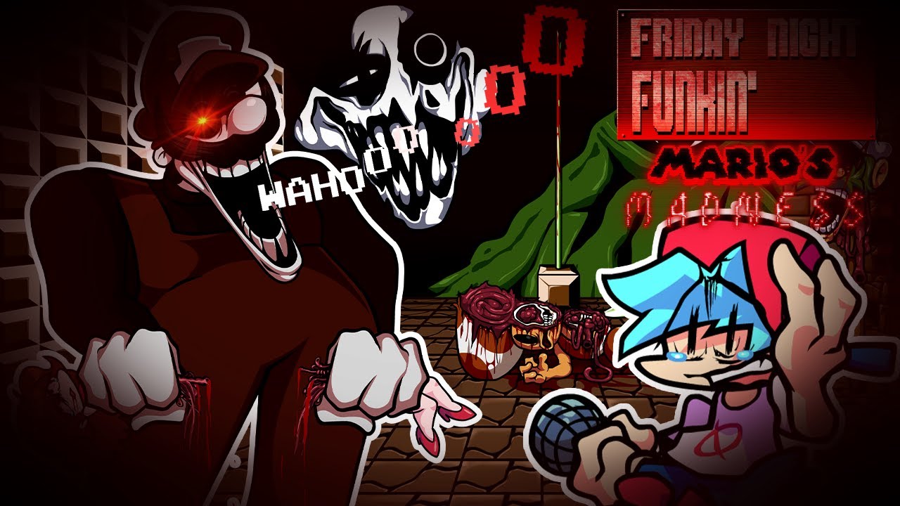 Powerdown V2 Song - Mario Madness V2 UPDATE Friday Night Funkin (FNF ...