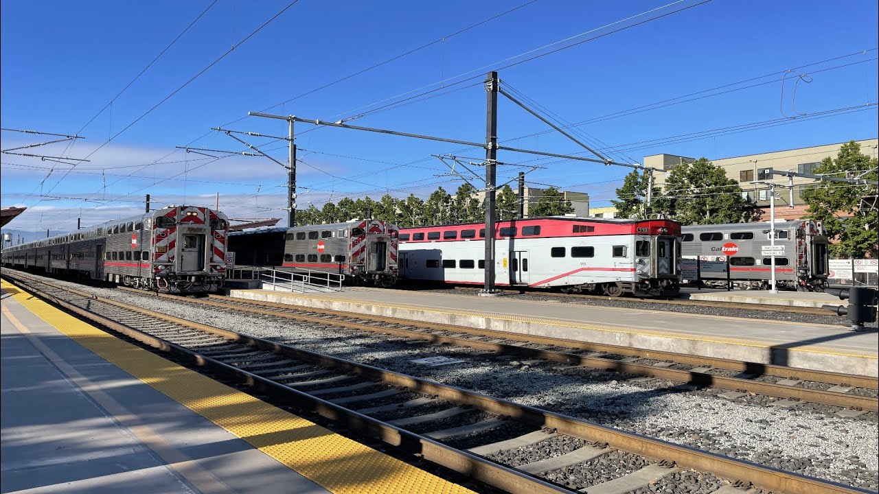 Caltrain At San Jose - YouTube