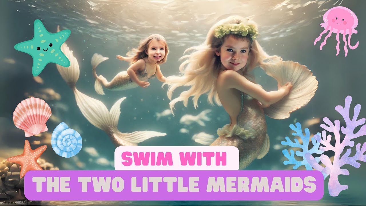 Swimming baby mermaids, fall asleep in minutes - YouTube