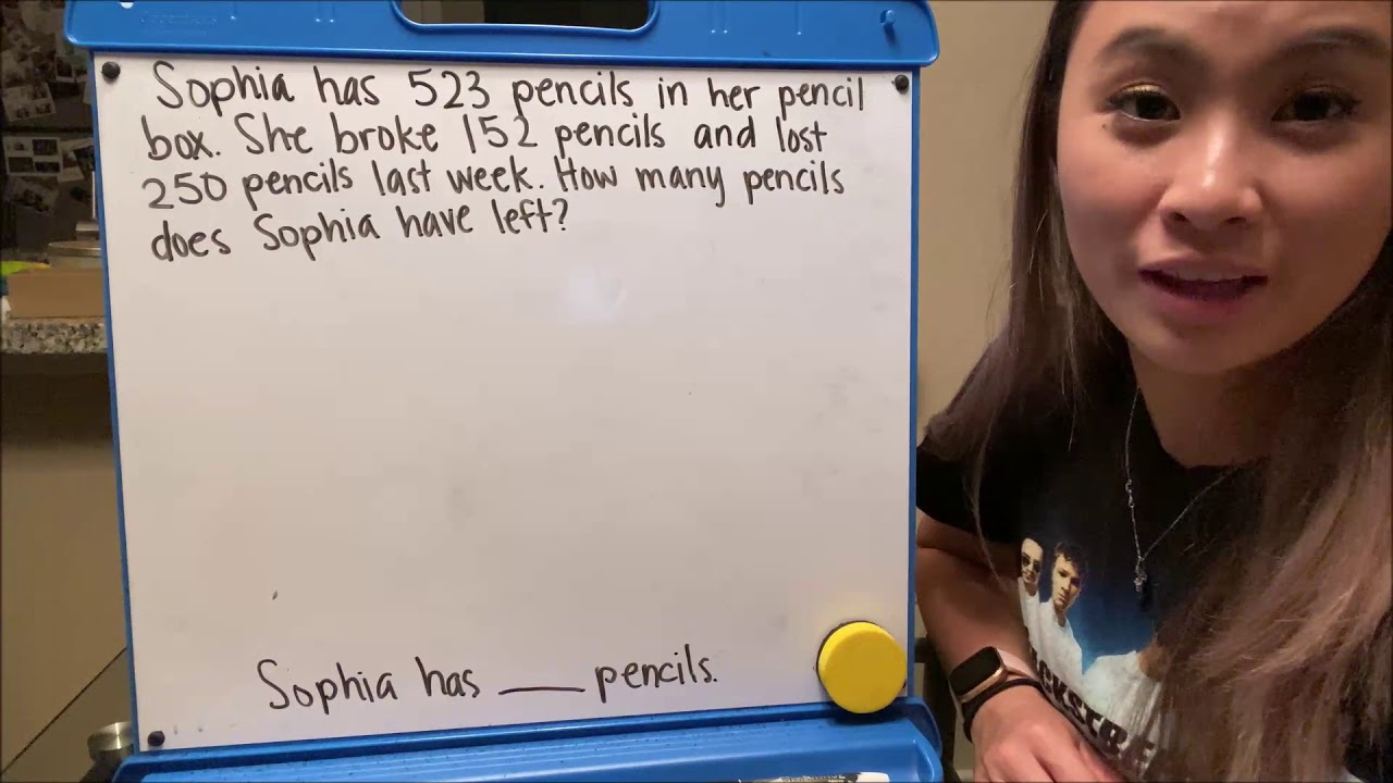 Two Step Subtraction Word Problems With Three Digit Numbers YouTube Two Step Subtraction Word Problems With Three Digit Numbers YouTube