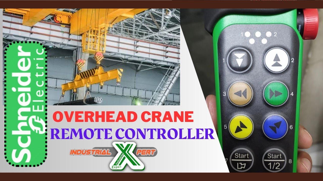 SCHNEIDER OVERHEAD CRANE REMOTE CONTROL - YouTube