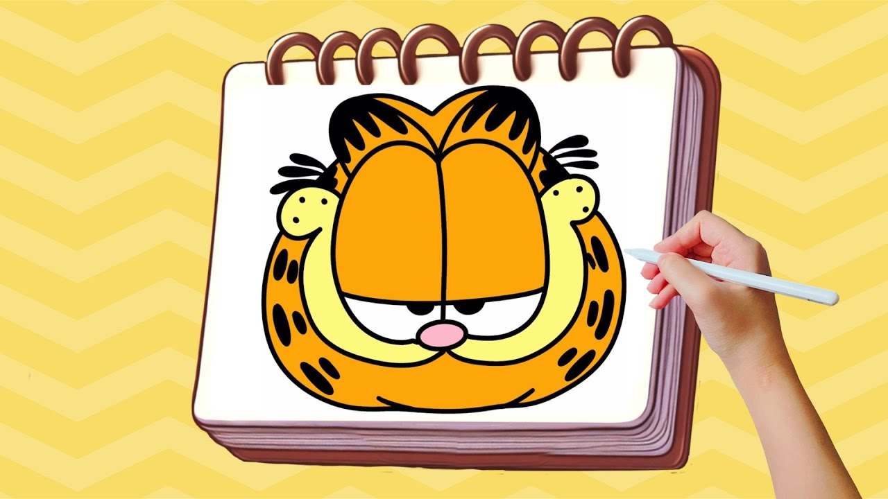 Draw Garfield in 5 Minutes CHALLENGE (Easy Step-by-Step Tutorial) - YouTube
