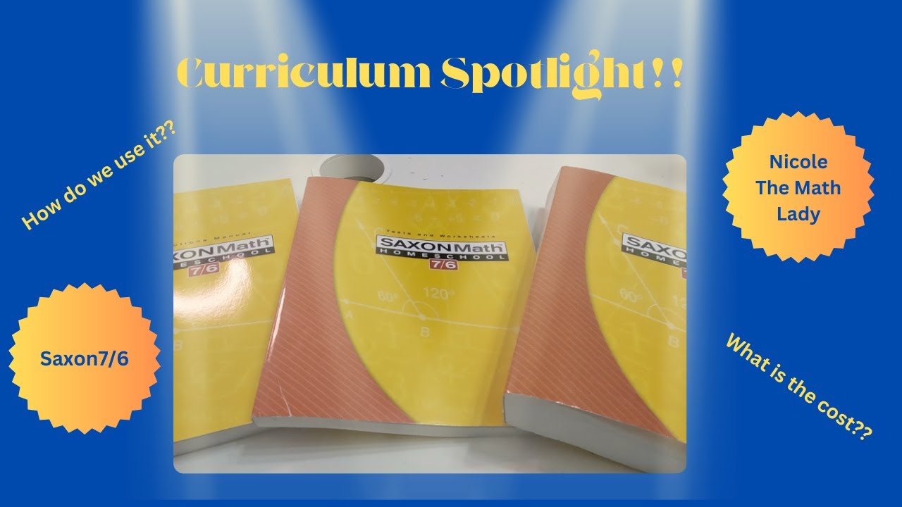 Curriculum Spotlight / Saxon Math / Nicole The Math Lady - YouTube