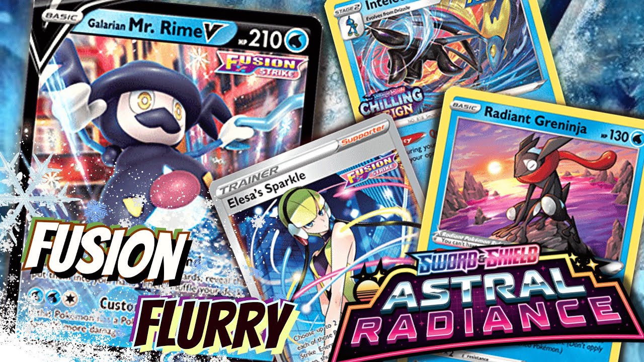 Galarian Mr. Rime V Deck Profile. 🎩🦯 W/ Inteleon & Radiant Greninja ...
