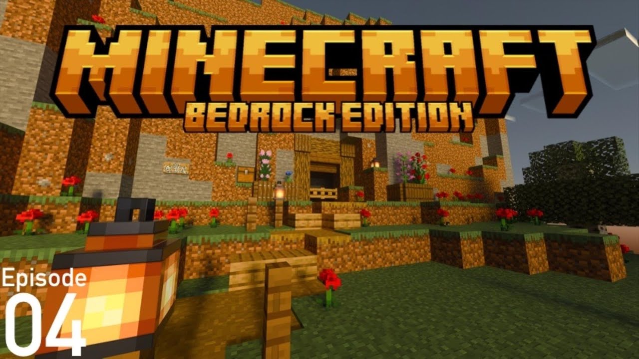 Let's Play Minecraft Bedrock - EP4 - Villagers and Spark Pets - YouTube