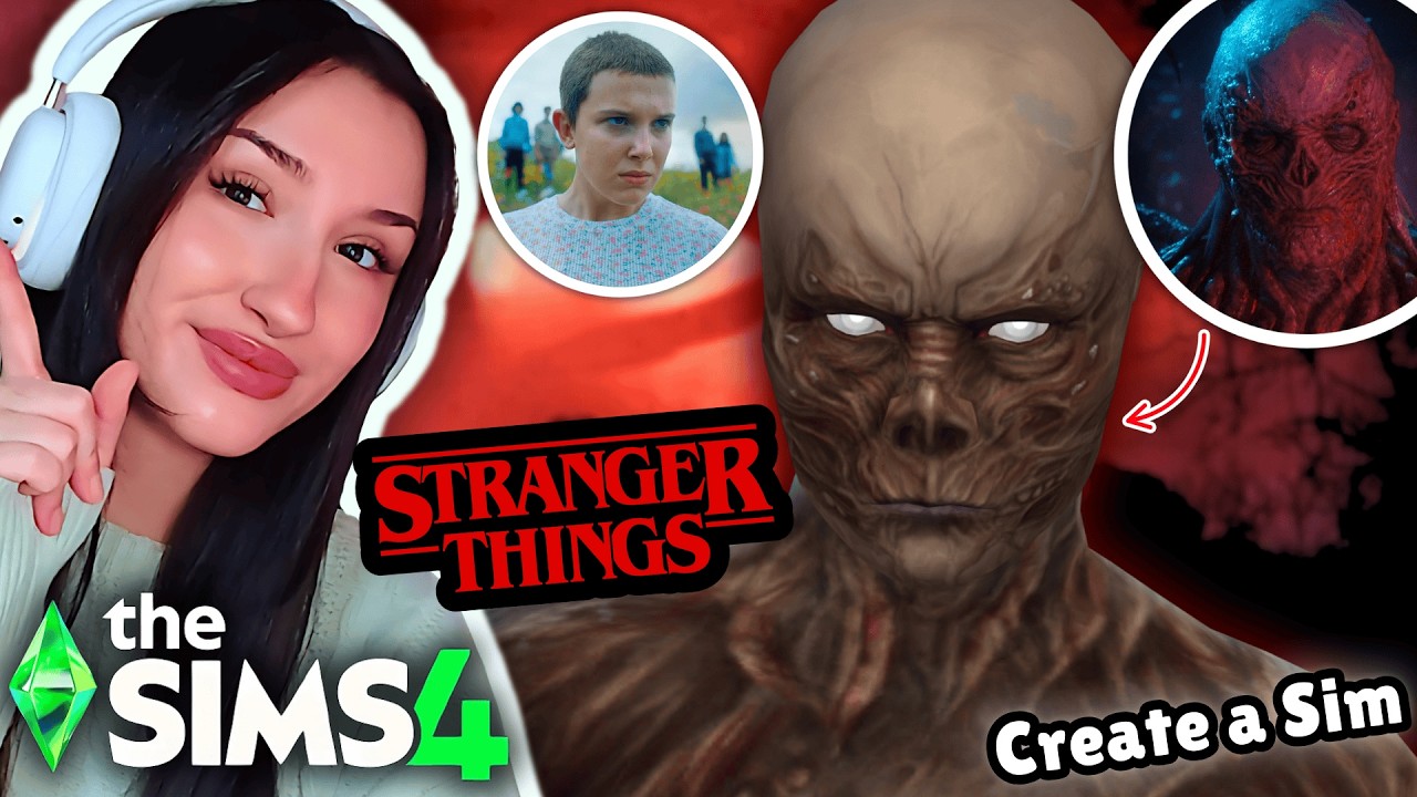 recreating ICONIC Characters from STRANGER THINGS in The Sims 4 ...