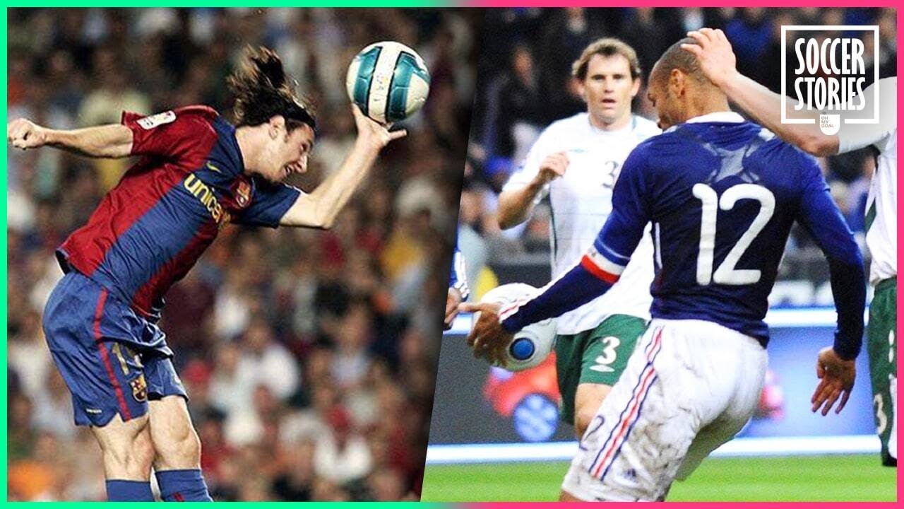 8 Most Controversial Goals In Football History - YouTube