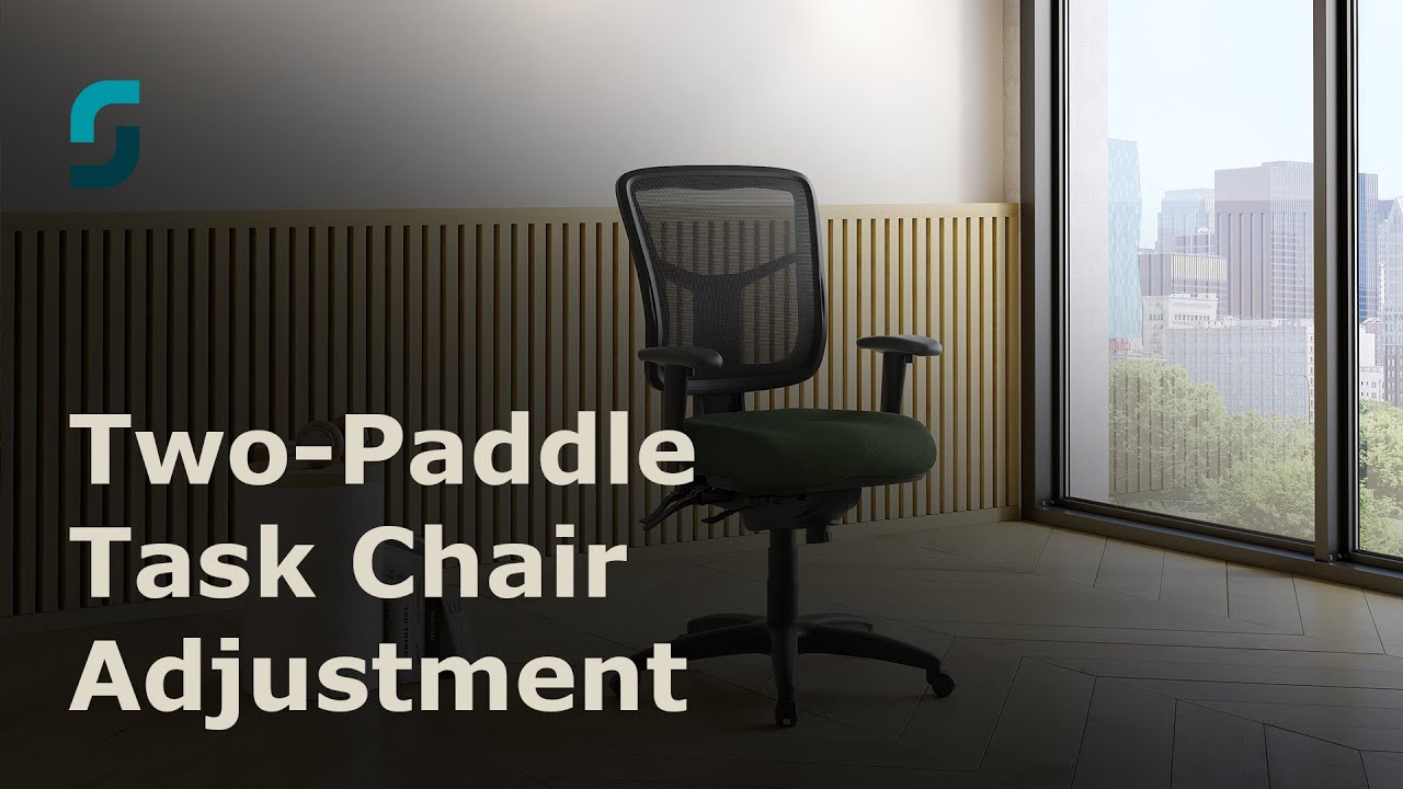 Performance Two-Paddle Task Chair Adjustment Video - YouTube