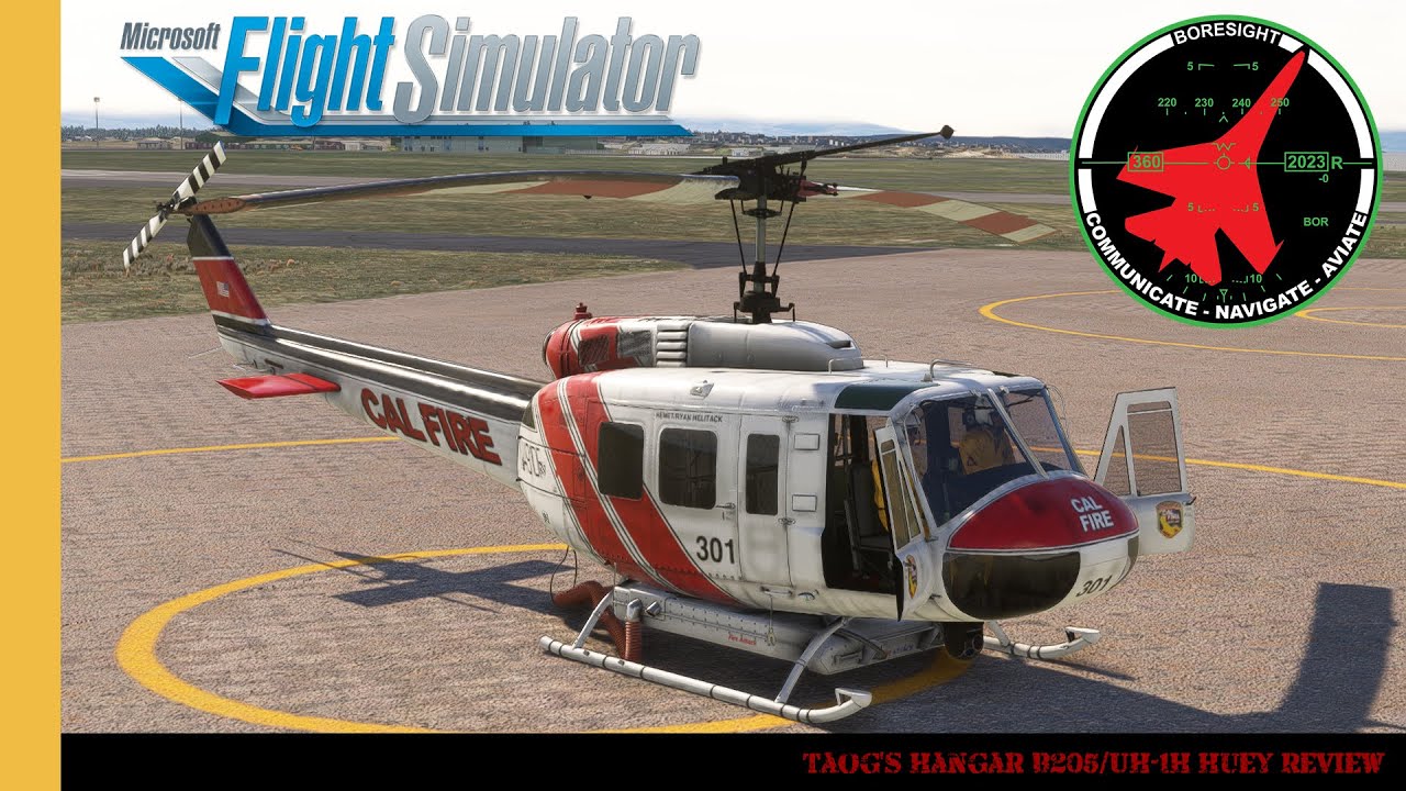 Taog's Hangar B205/UH-1H Huey Review | Microsoft Flight Simulator - YouTube