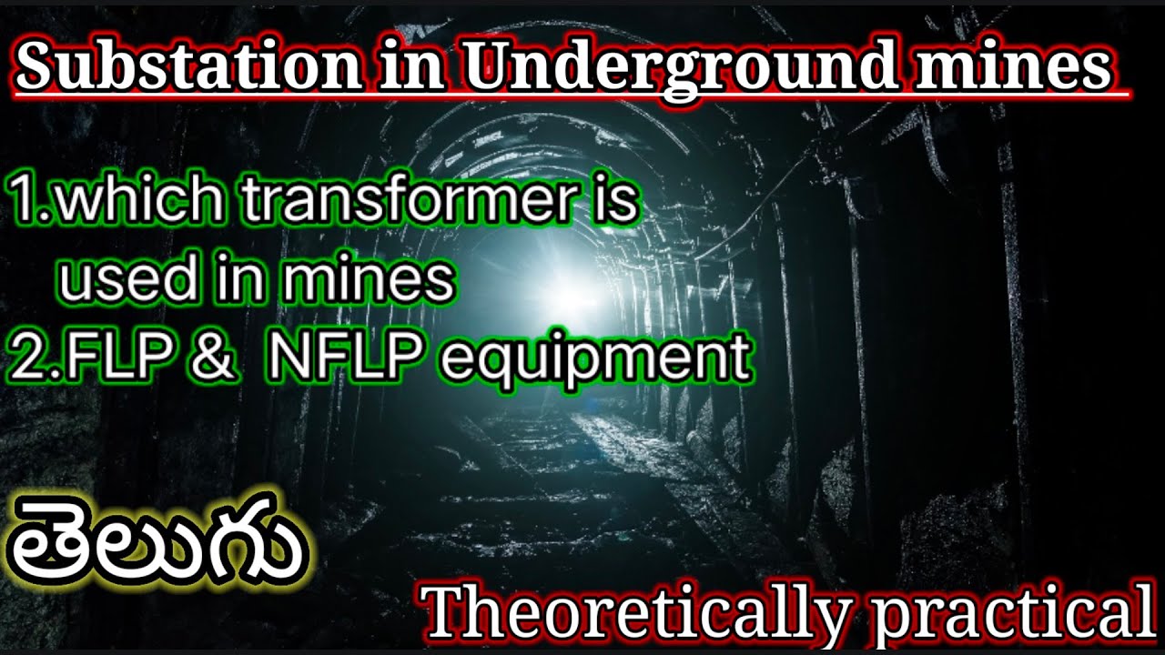 underground mine substation - YouTube