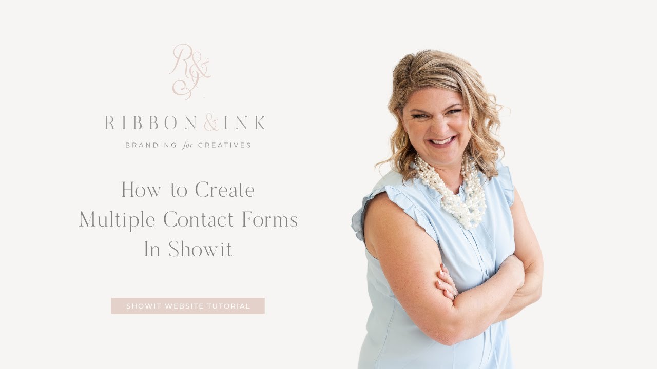 Showit Website Tutorial: How to Create Multiple Contact Forms - YouTube