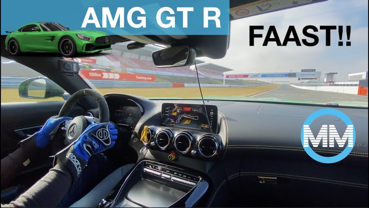 Mercedes AMG GT R - *1:45* FLYING LAP - AUTODROM MOST - YouTube