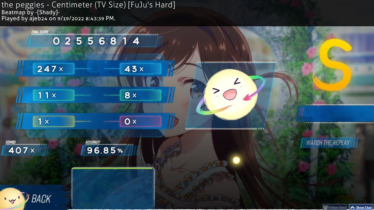 the peggies - Centimeter (TV Size) (osu!) - YouTube