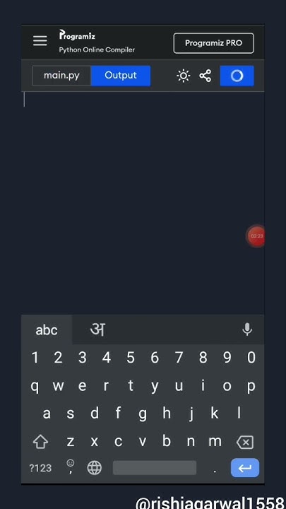 Python programme to print sum of array elements - YouTube