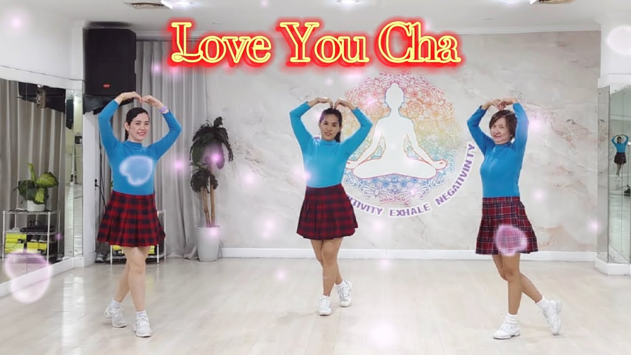 Love You Cha Line Dance || Choreo : Grace David (KOR) || Beginner - YouTube