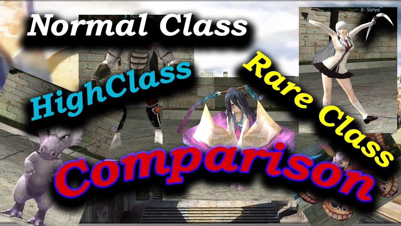 Ran Online - PET Normal vs Rare vs Highclass - YouTube