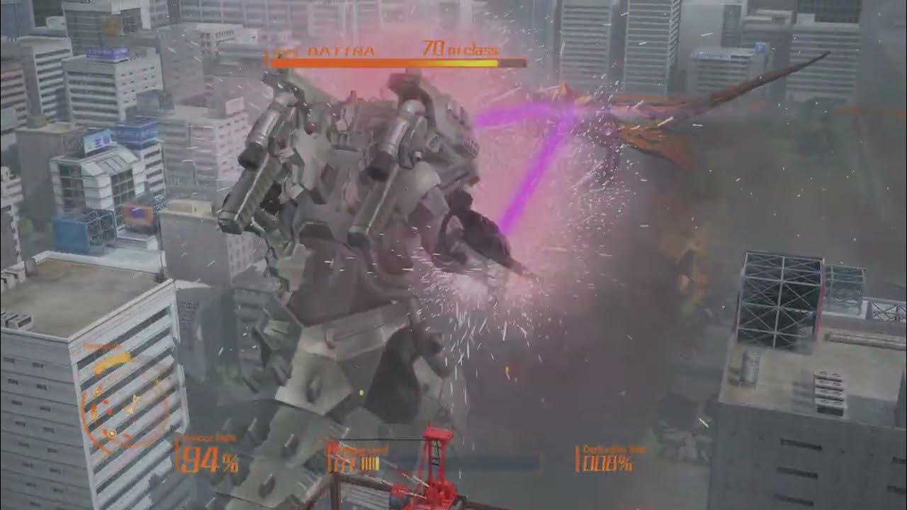 GODZILLA PS5 4K HDR - Type-3 Kiryu vs Battra Adult - YouTube