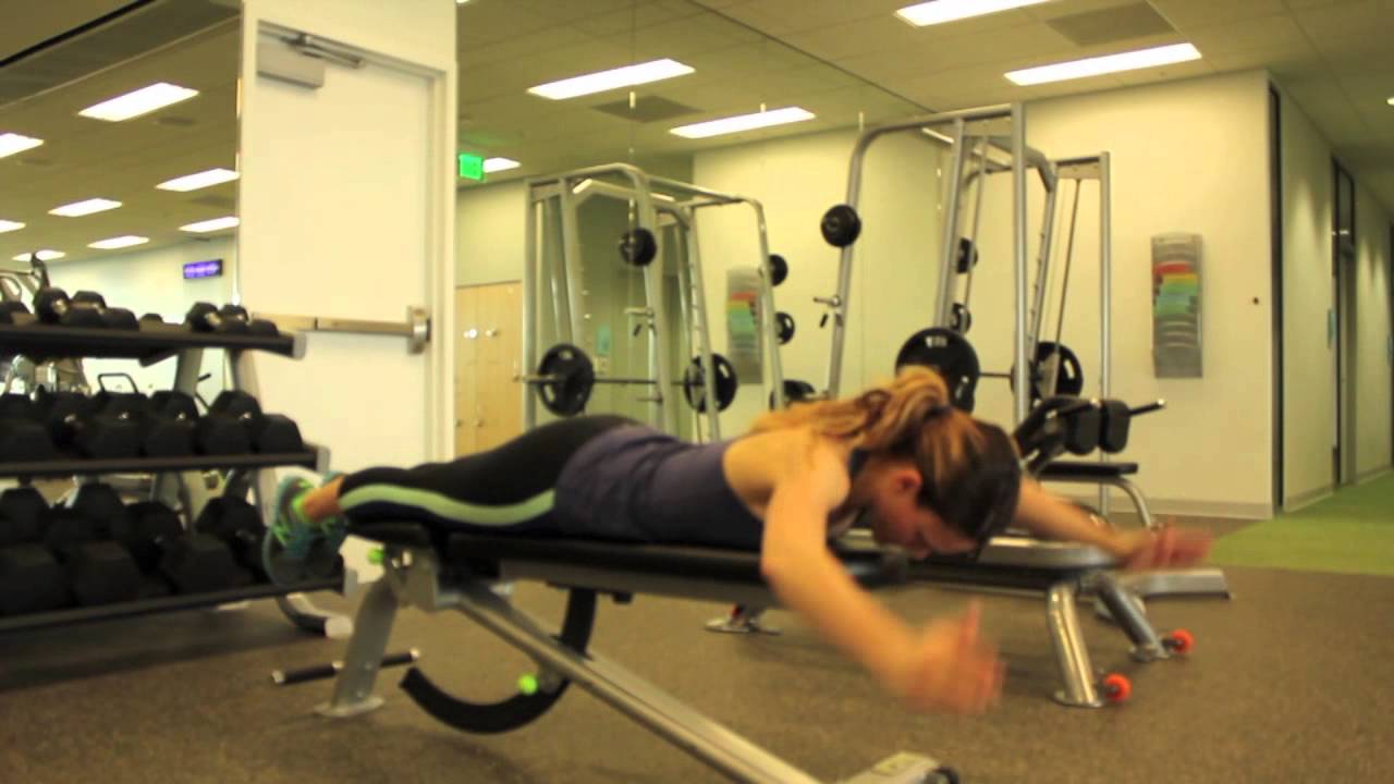 Prone Y Stretch - YouTube