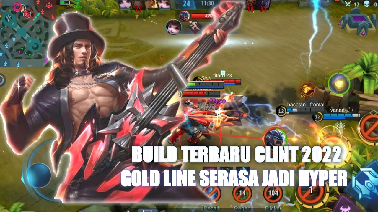 BUILD TERBARU CLINT GOLD LINE RASA HYPER | Clint best 2022 - YouTube