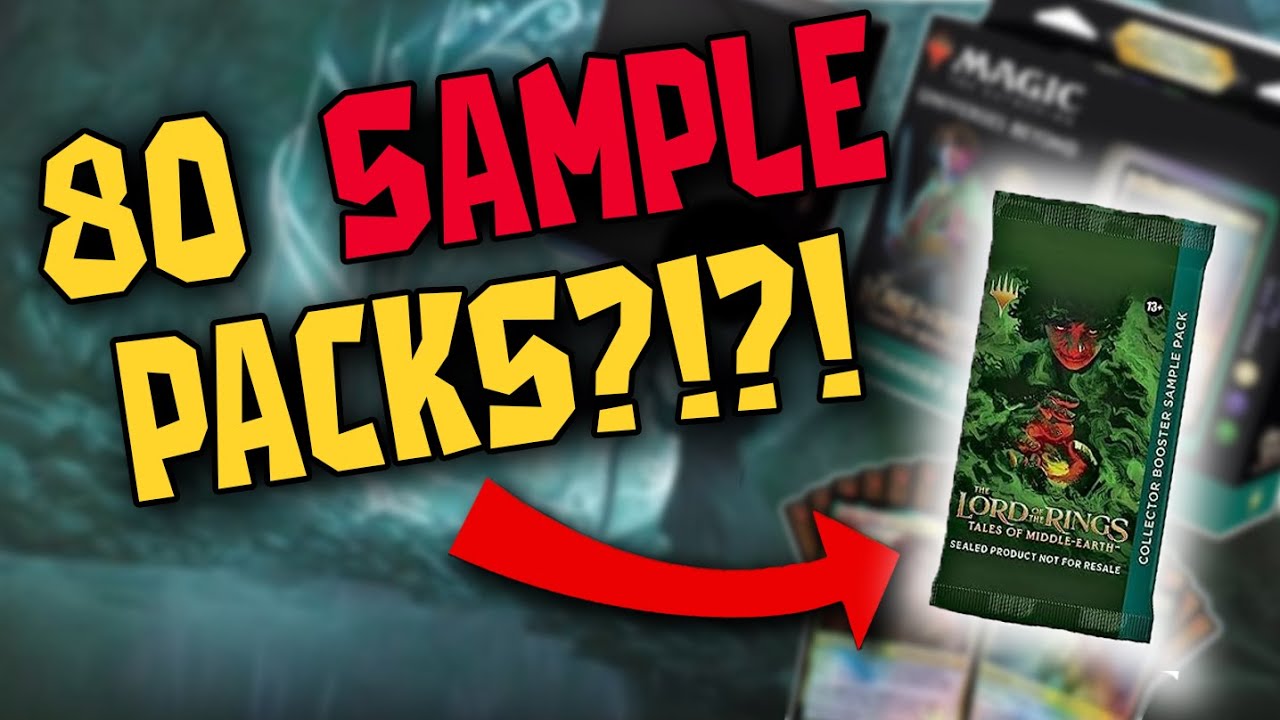 I opened 80 Lord of the Rings Sample Collector packs. - Magic the ...