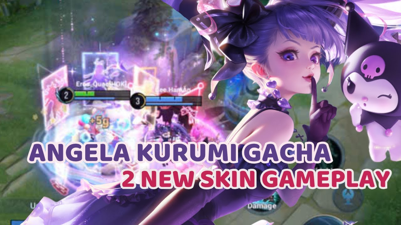 GACHA SKIN ANGELA KURUMI - GAMEPLAY 2 SKINS SANRIO YARIA & ANGELA I ...