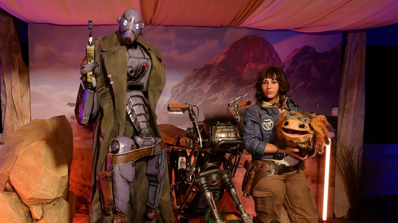 STAR WARS OUTLAWS - Kay Vess, Nix & ND-5 cosplay - YouTube