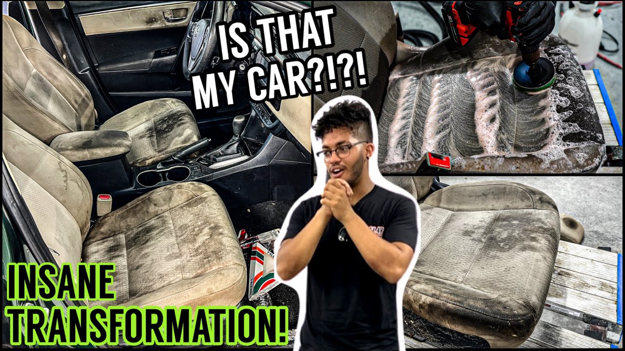 Deep Cleaning The NASTIEST Toyota Ever! | Best Owner Reaction | Insane ...