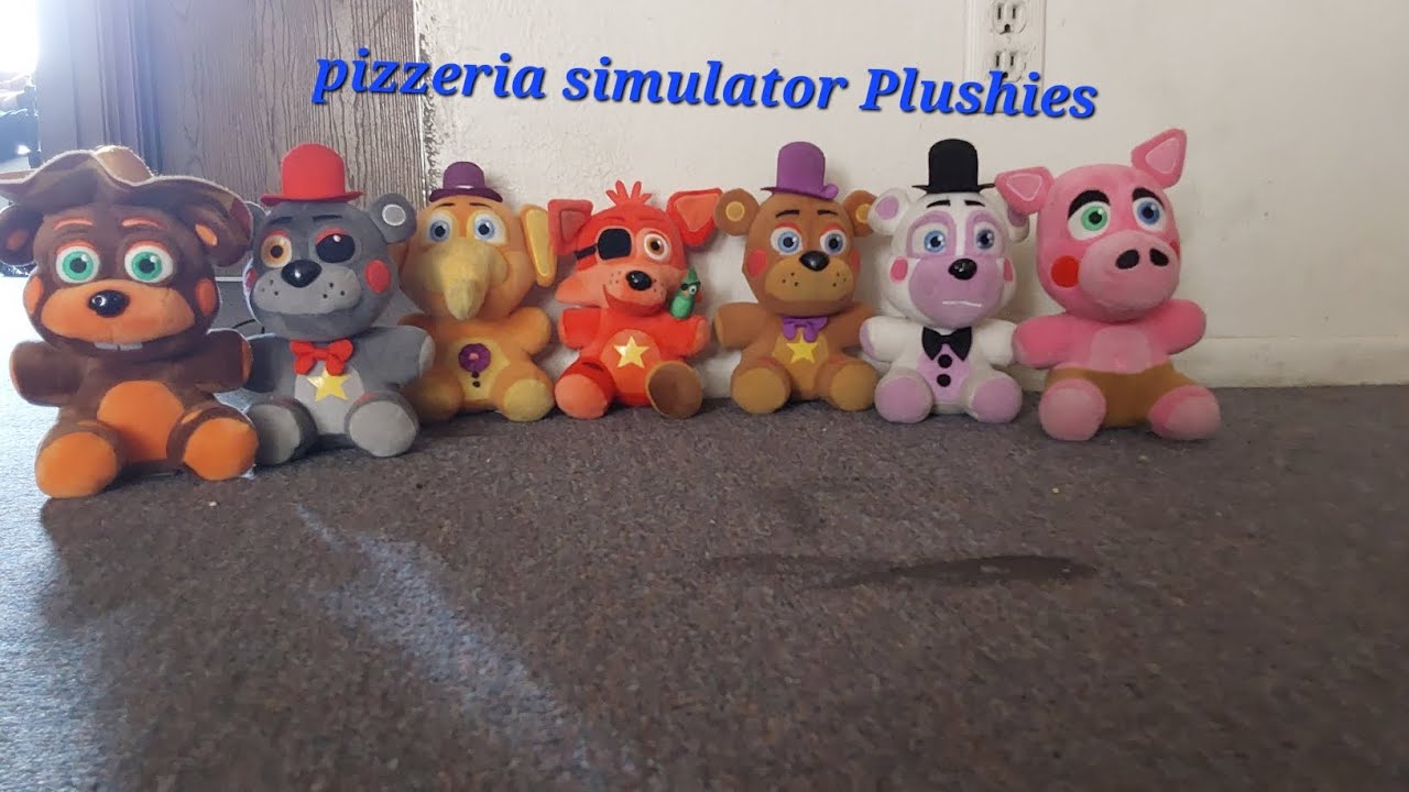 The Pizzeria simulator plushies review - YouTube