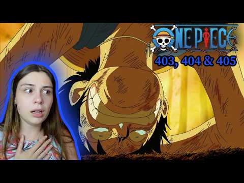 THERE IS NO WAY....!!!! FIRST TIME WATCHING *One Piece* EPISODES 403, 404 & 405!!!