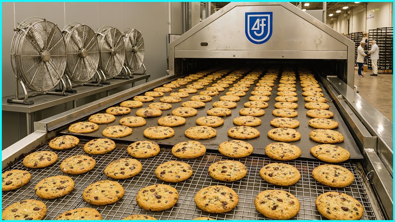 HOW CHOCOLATE CHIP COOKIES ARE MADE IN FACTORIES 🍪 | The Amazing ...