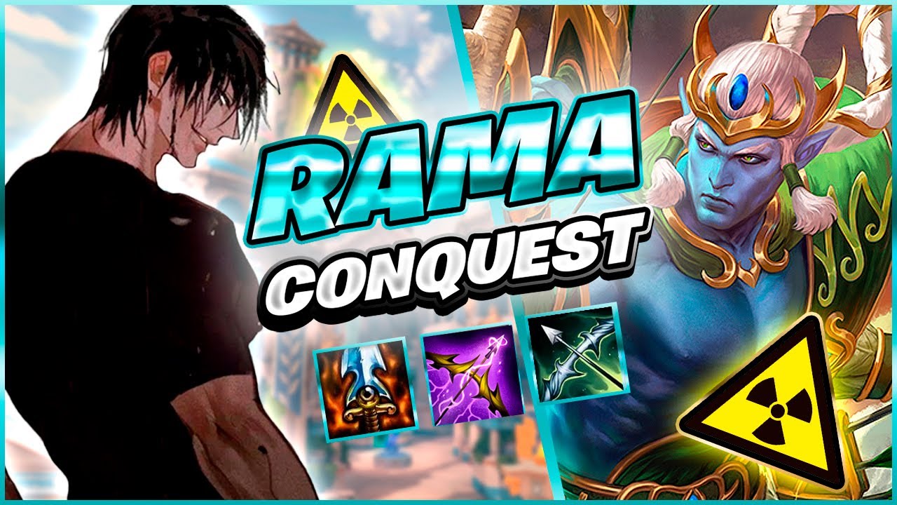 RAMA, ESTA BUILD TE HARÁ GANAR RANKEDS 🚨 - GRANDMASTERS RAMA ADC SMITE ...