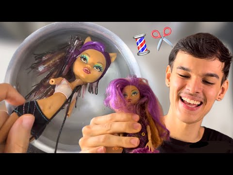 REFORMANDO BONECA QUE RECEBI