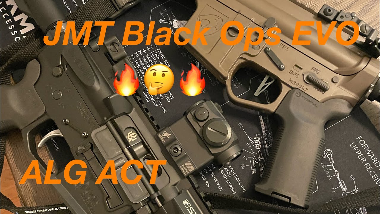 JMT Black Ops EVO vs ALG ACT AR-15 trigger. - YouTube