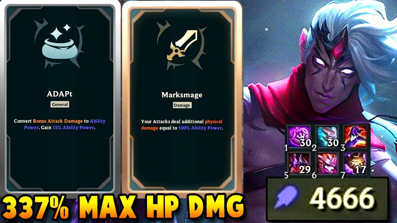⭐ WORLD RECORD VARUS 4700 AP 13000 HP 337% MAX HP DMG - Adapt Marksmage + Multiplier Combo ⭐ ...