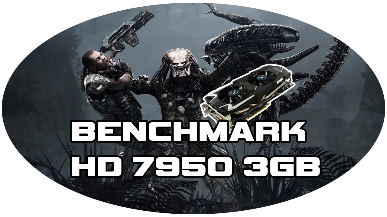 HD7950 3GB Benchmarks - Alien vs Predator (Maxed Out @ 1680x1050) - YouTube