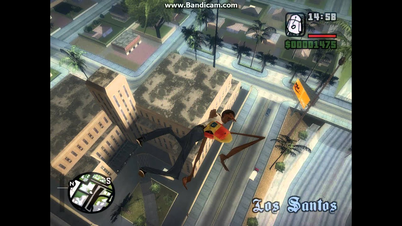 Gta San Andreas Funny Glitch Youtube