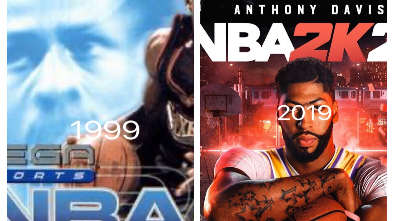 Evolution Of NBA 2K Covers 1999-2019 - YouTube