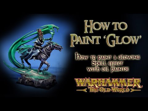 How to paint a glowing Spell Effect with oils - YouTube