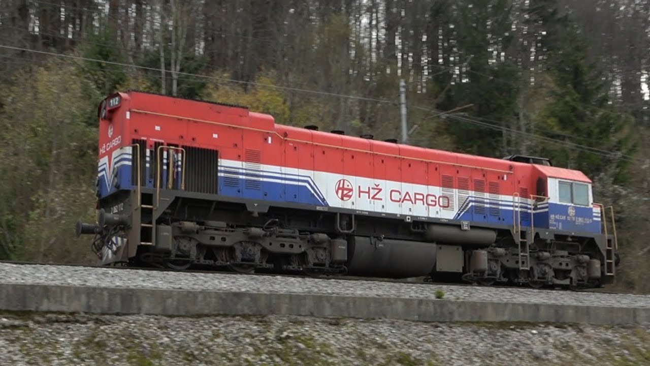 Croatian Railroad Cargo work train, Locomotive: EMD G26C 9278 2062 112 ...