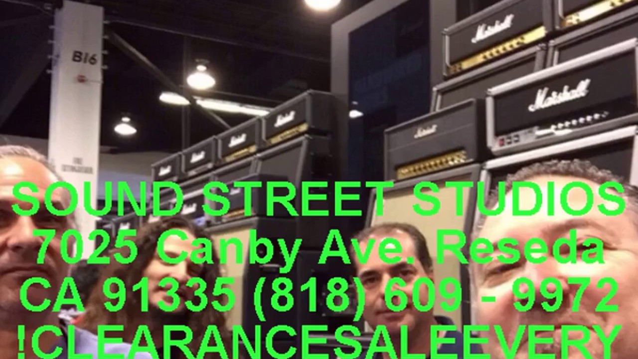 Sound Street Studios,CALL MARK 1-818-648-1624 CLEARANCE SALE ...