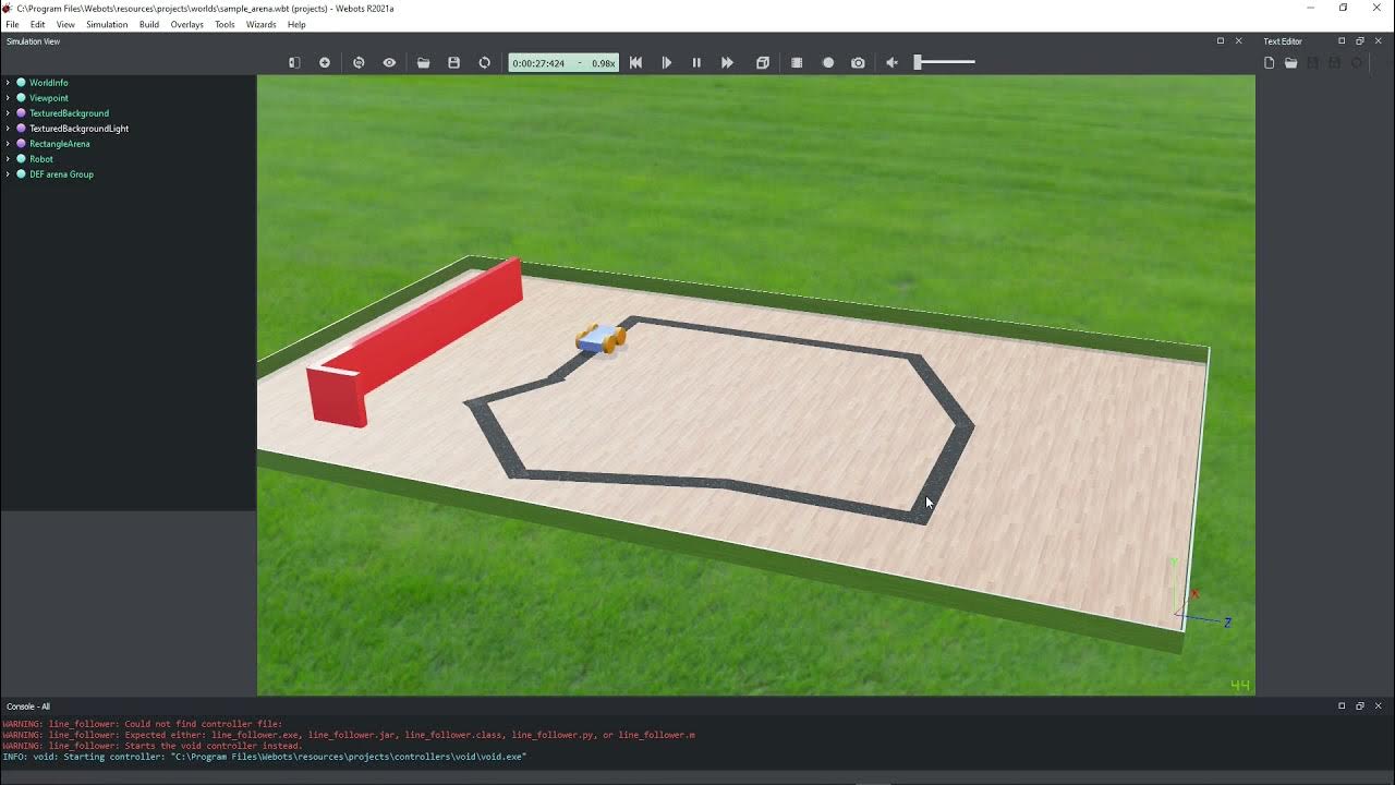 Line Follow Robot || CSE461 theoretical project || Webots - YouTube