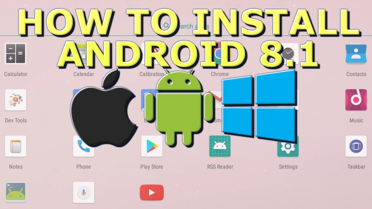 How To Install Android 8 OS on Windows on VirtualBox or VmWare Player ...