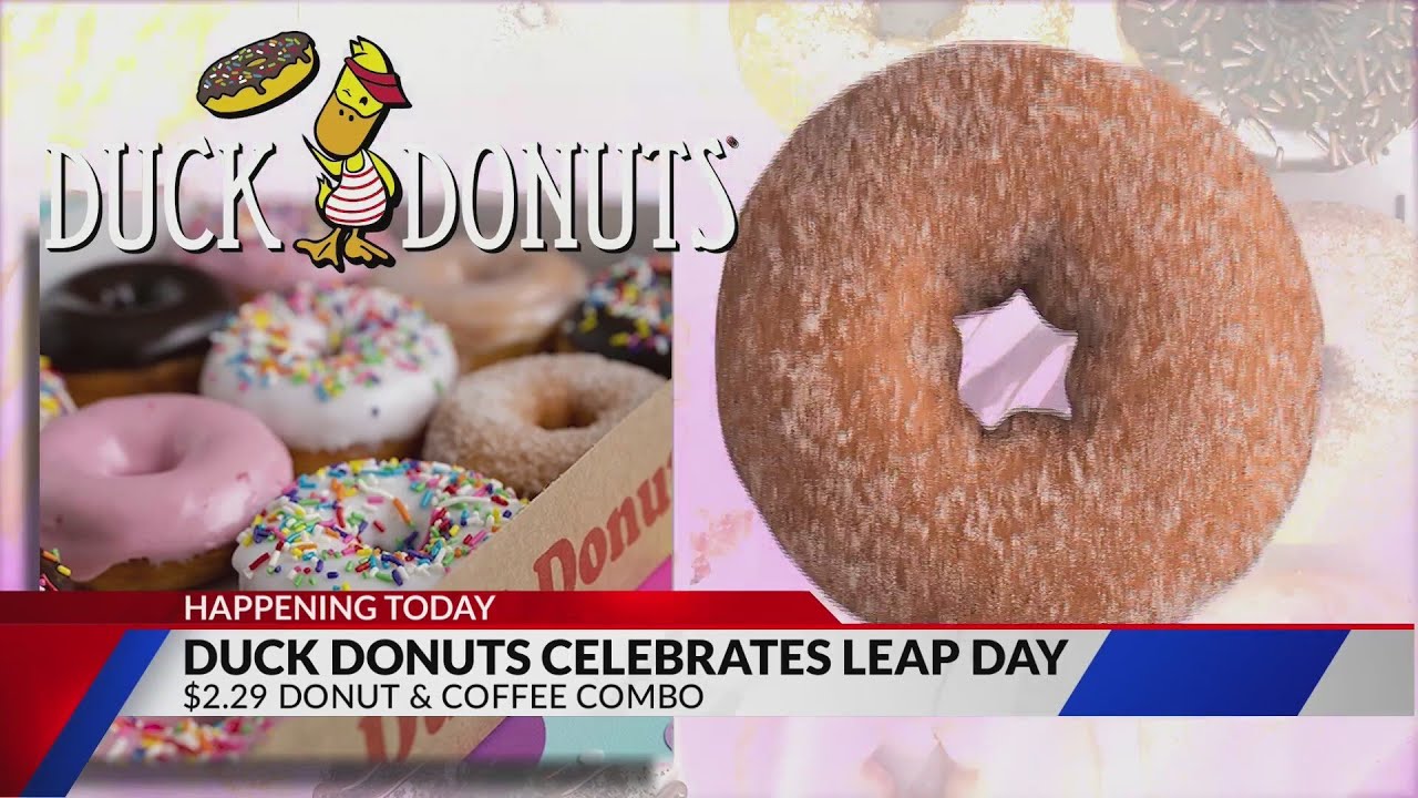 'Duck Donuts' celebrates Leap Day with $2.29 donut and coffee combo ...