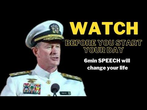 Navy Admiral William McRaven Speech - If you want to change the world ...