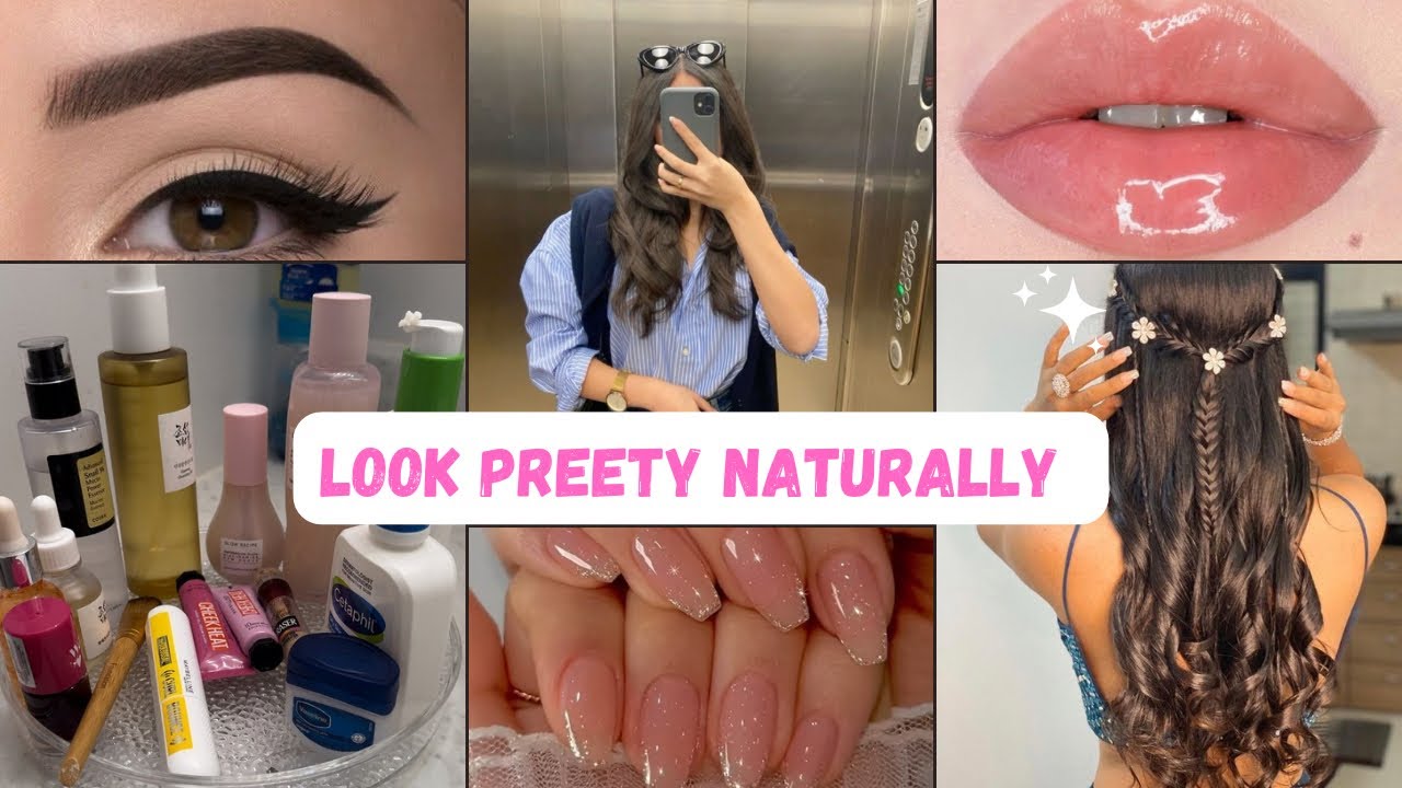 10 Tips To Look Preety Without Makeup💄|| Self Grooming Tips🌺 - YouTube