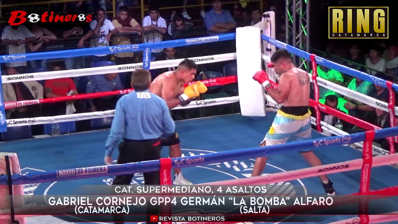 Cat Supermediano, 4 asaltos, Gabriel Cornejo (Catamarca) GPP4 a Germán ...